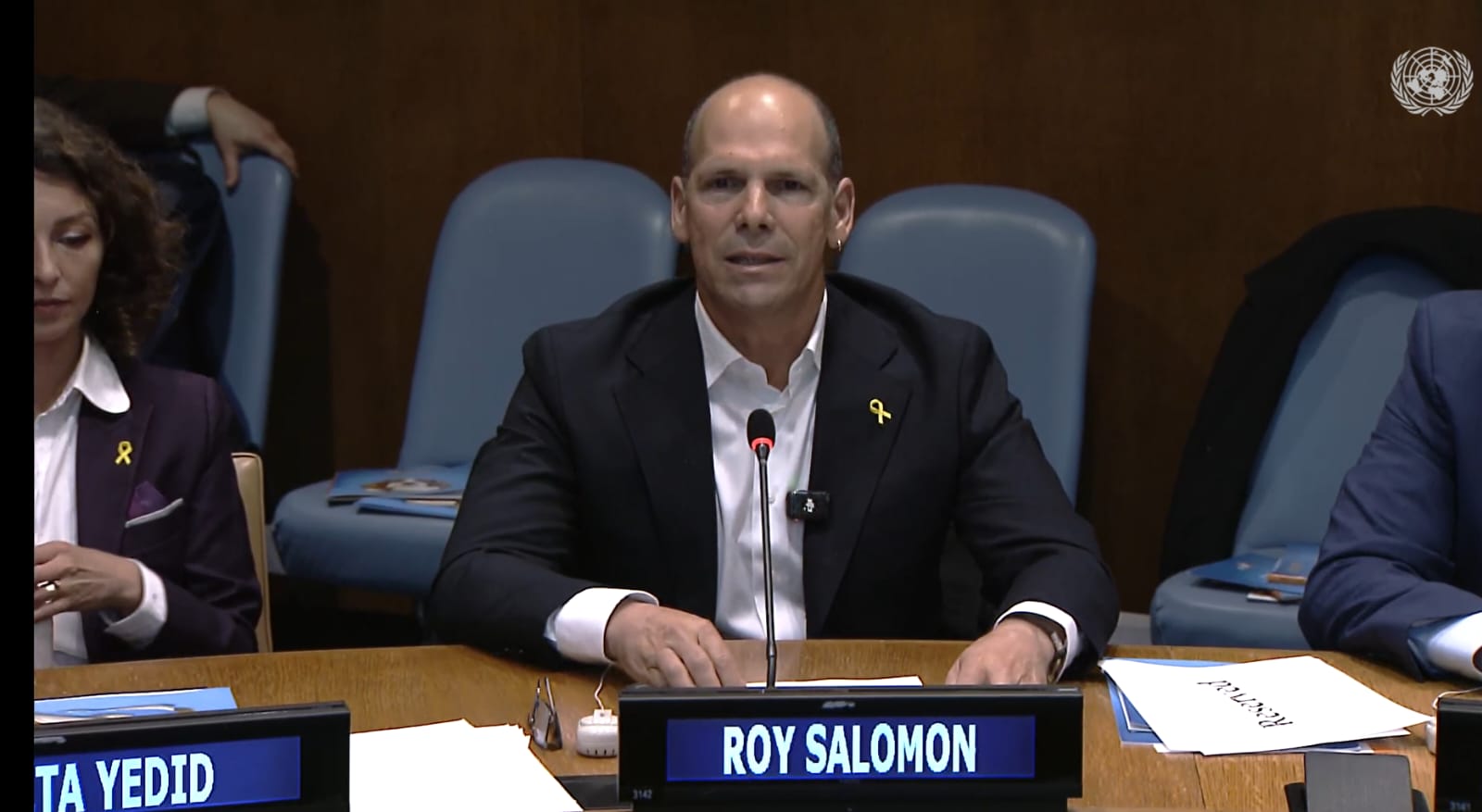 Prof. Roy Salomon and Nova Survivor Rita Yedid Speak at the United ...